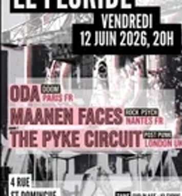 Concert Oda, Maanen Faces à Nantes — 12 juin 2026